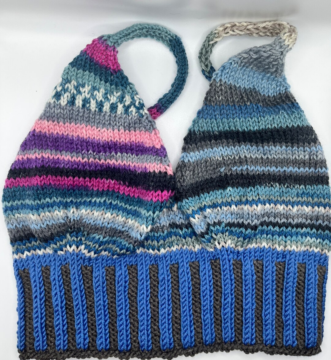 Stripy Wool Bralette - Etsy