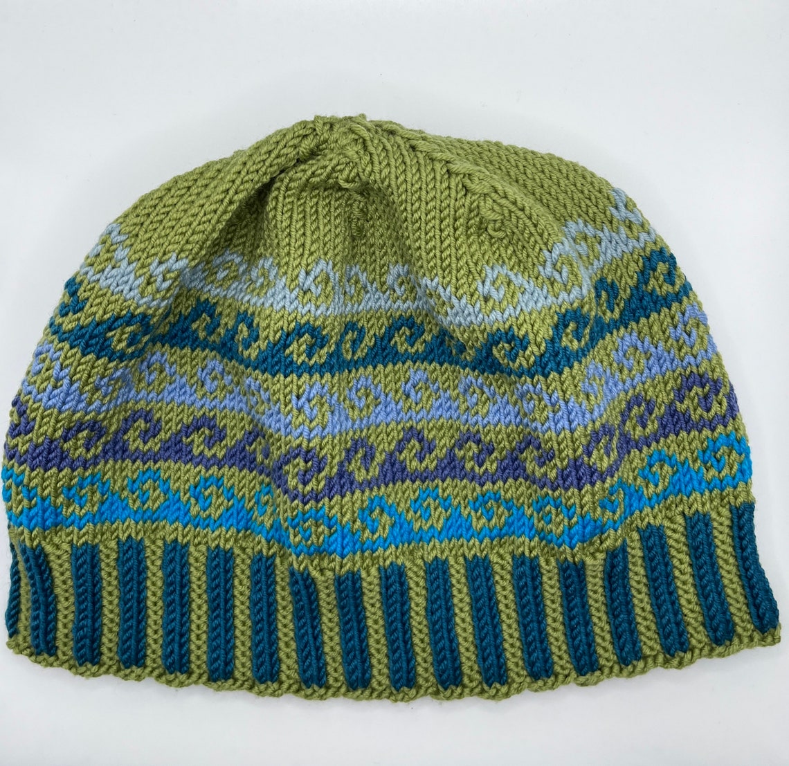 Waves Pattern Hat - Etsy
