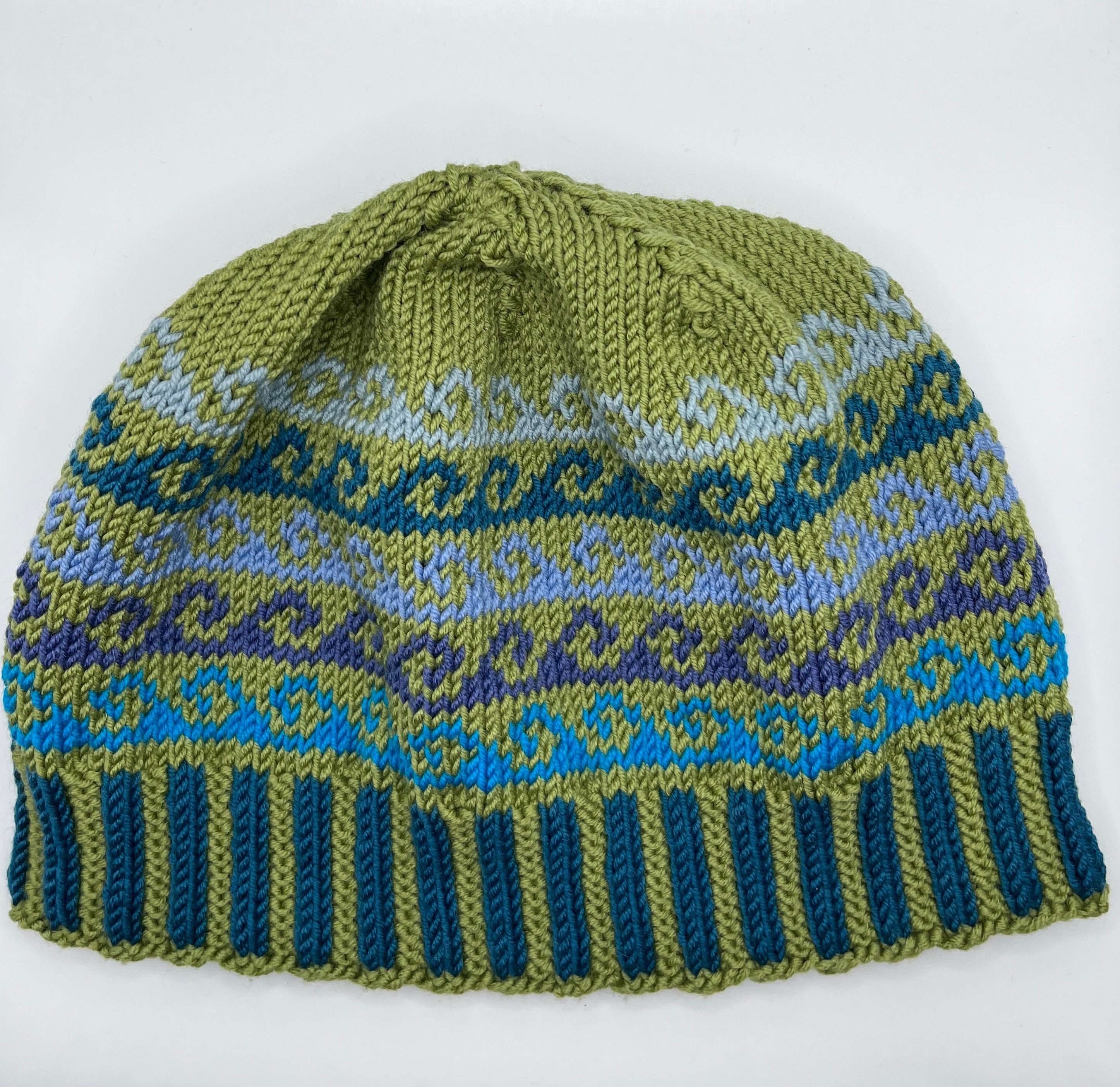 Waves Pattern Hat - Etsy