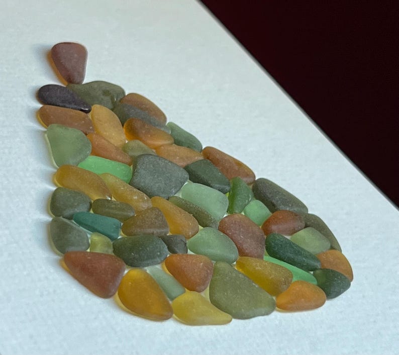 Seaglass Pear. 20x15cm Frame With Glass. - Etsy