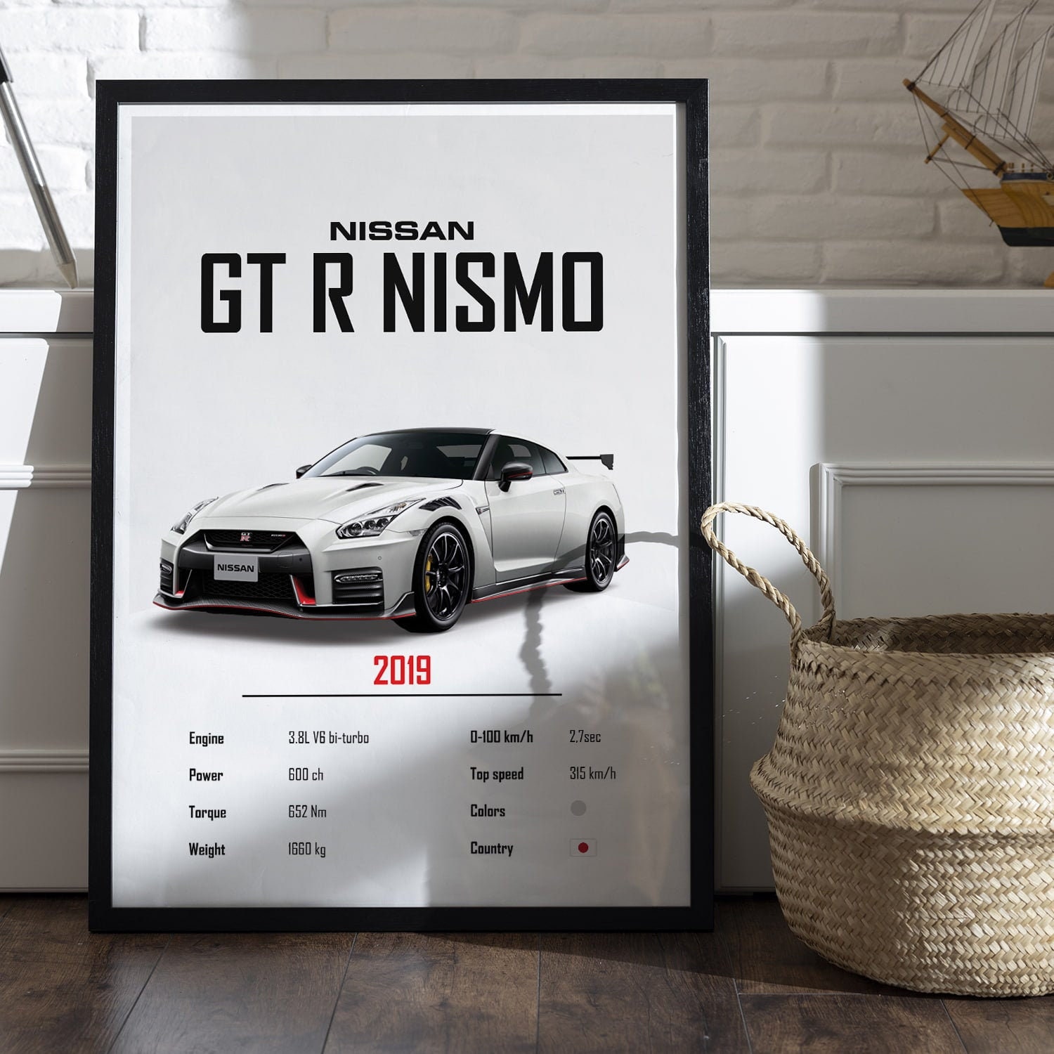 Nissan GT-R Nismo Poster Car Poster Supercar Poster - Etsy