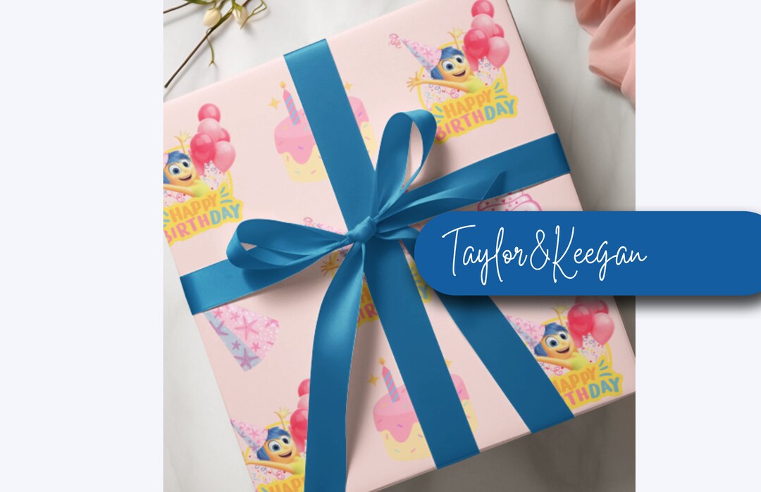 Wrapping Paper - Inside Out Joy - Etsy