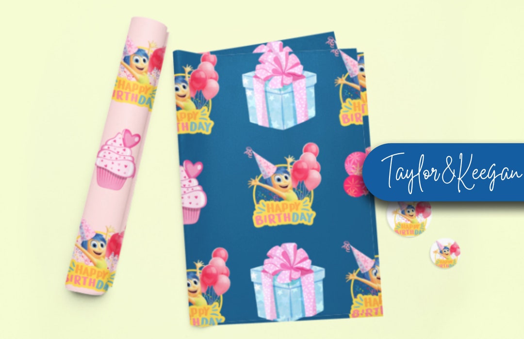 Wrapping Paper - Inside Out Joy - Etsy