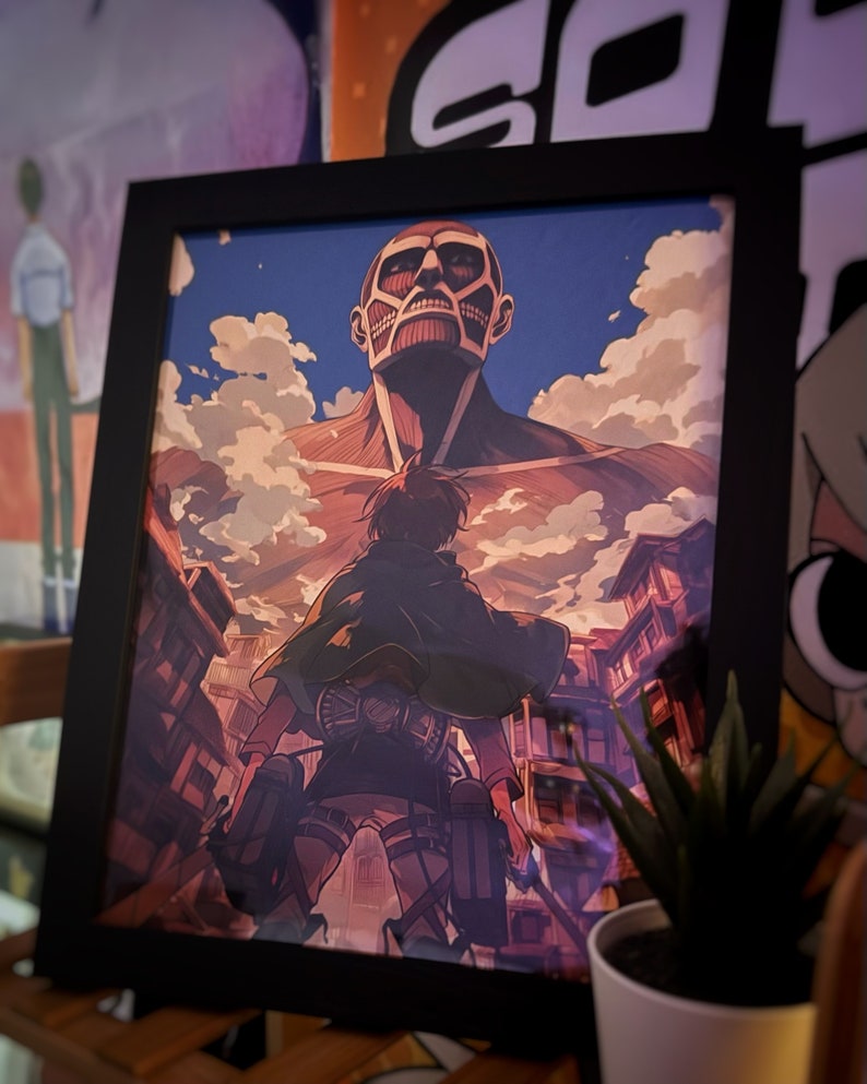 Attack on Titan Art Print Posters Set, 170gsm Photo Matte Paper 8in X ...