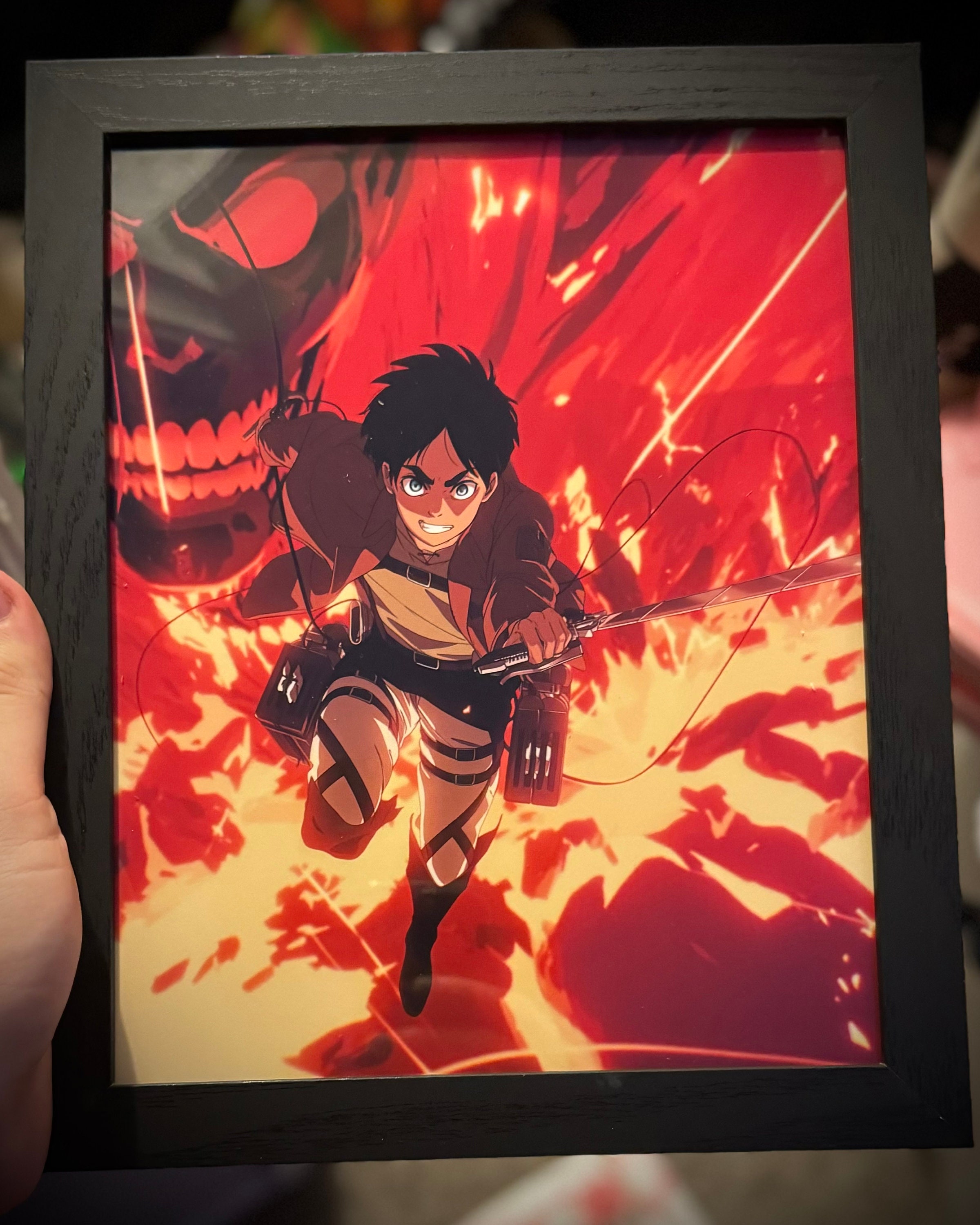 Attack on Titan Art Print Posters Set, 170gsm Photo Matte Paper 8in X ...