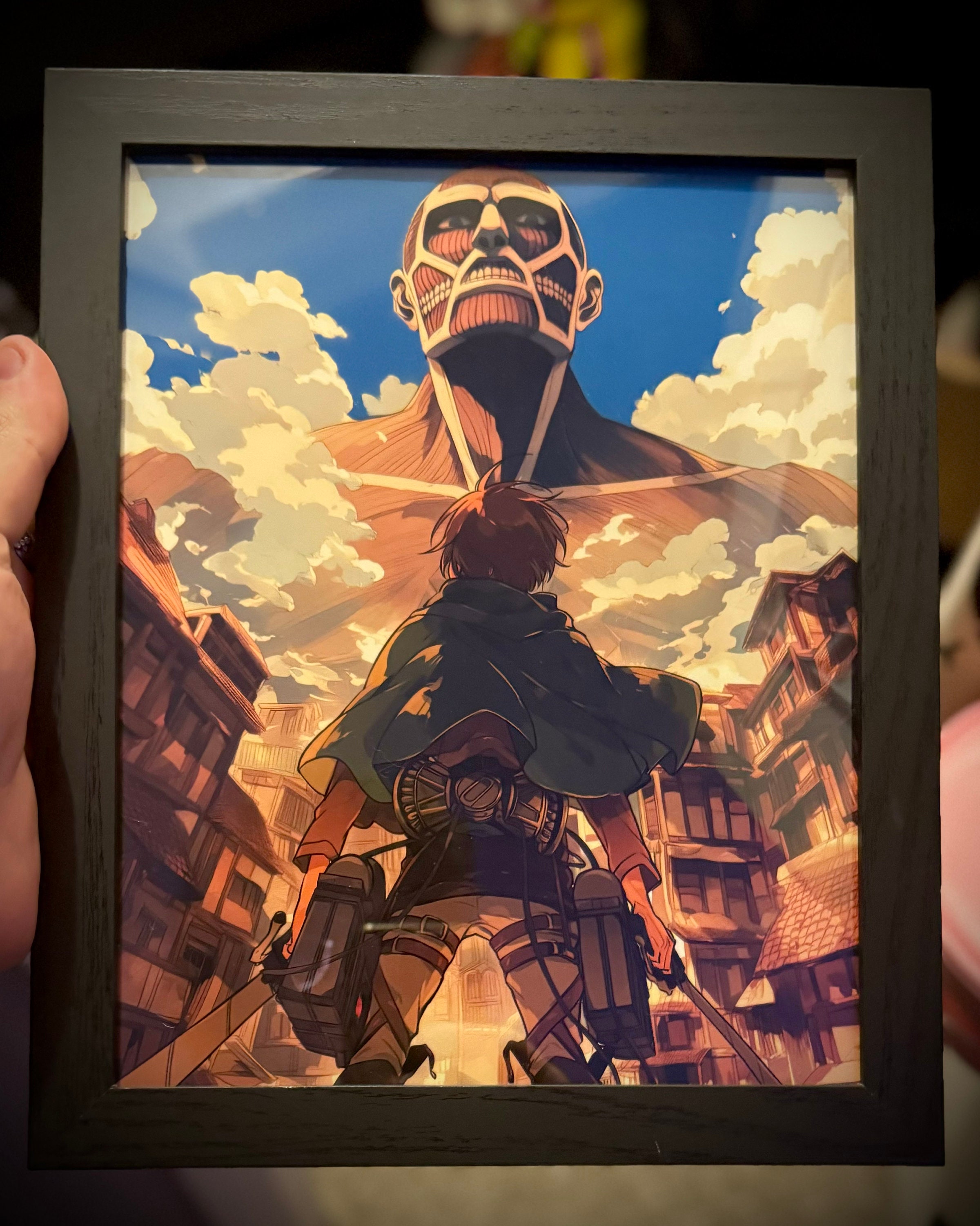 Attack on Titan Art Print Posters Set, 170gsm Photo Matte Paper 8in X ...