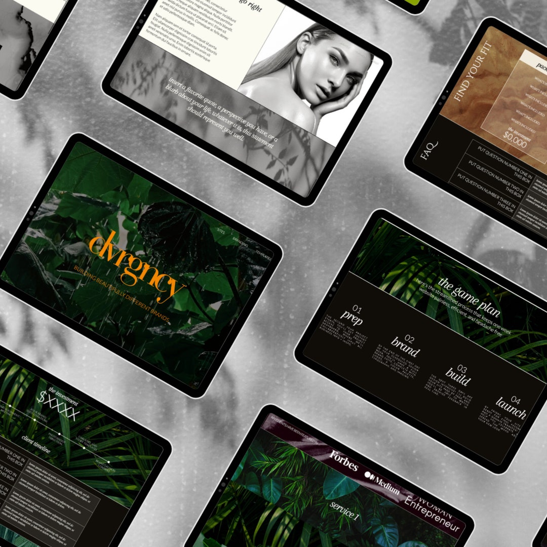 Growth Website Template for Online Service Providers - Etsy