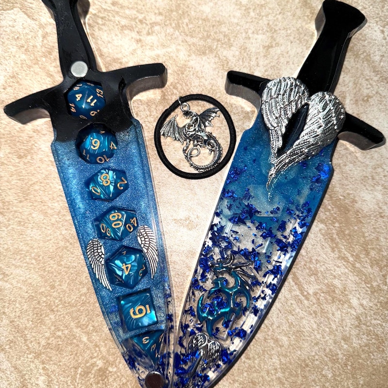 Pink Purple Resin Dice - Etsy