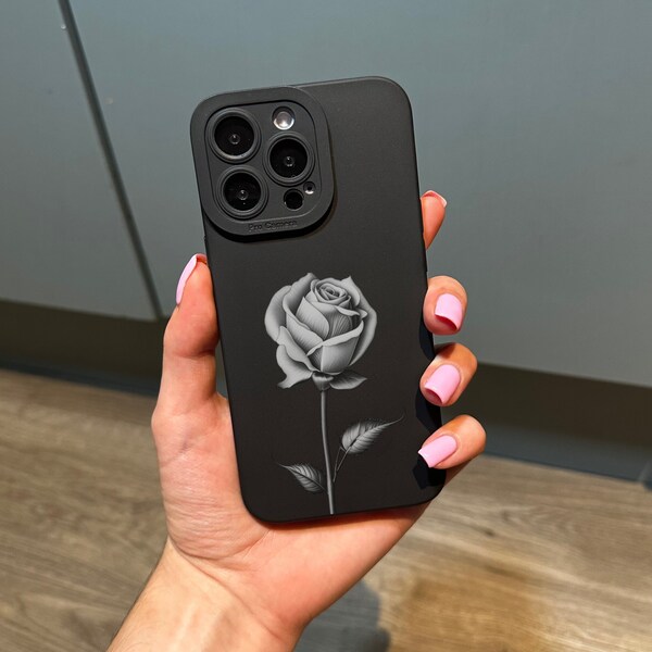 Rose iPhone Case - Etsy