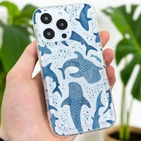 Ocean Animal Whale Shark Pattern Phone Case Fit for Apple iPhone ...
