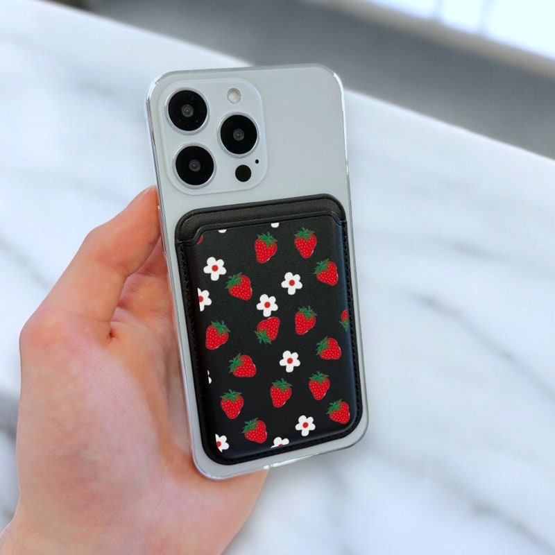 Strawberry Wallet - Etsy