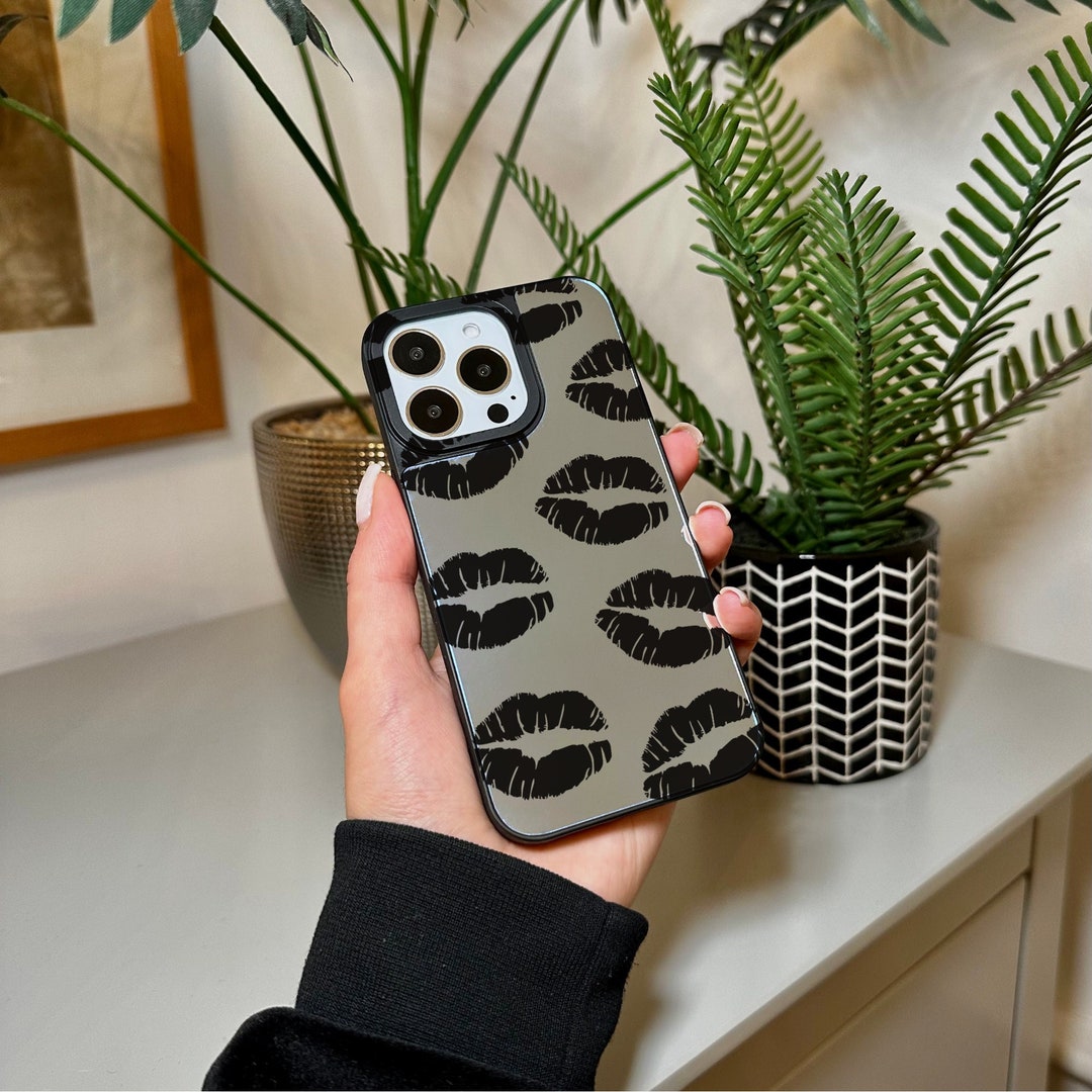 Lip Kiss Mirror Phone Case for iPhone 15 14 13 12 11 11 Pro Max Mini 7 ...
