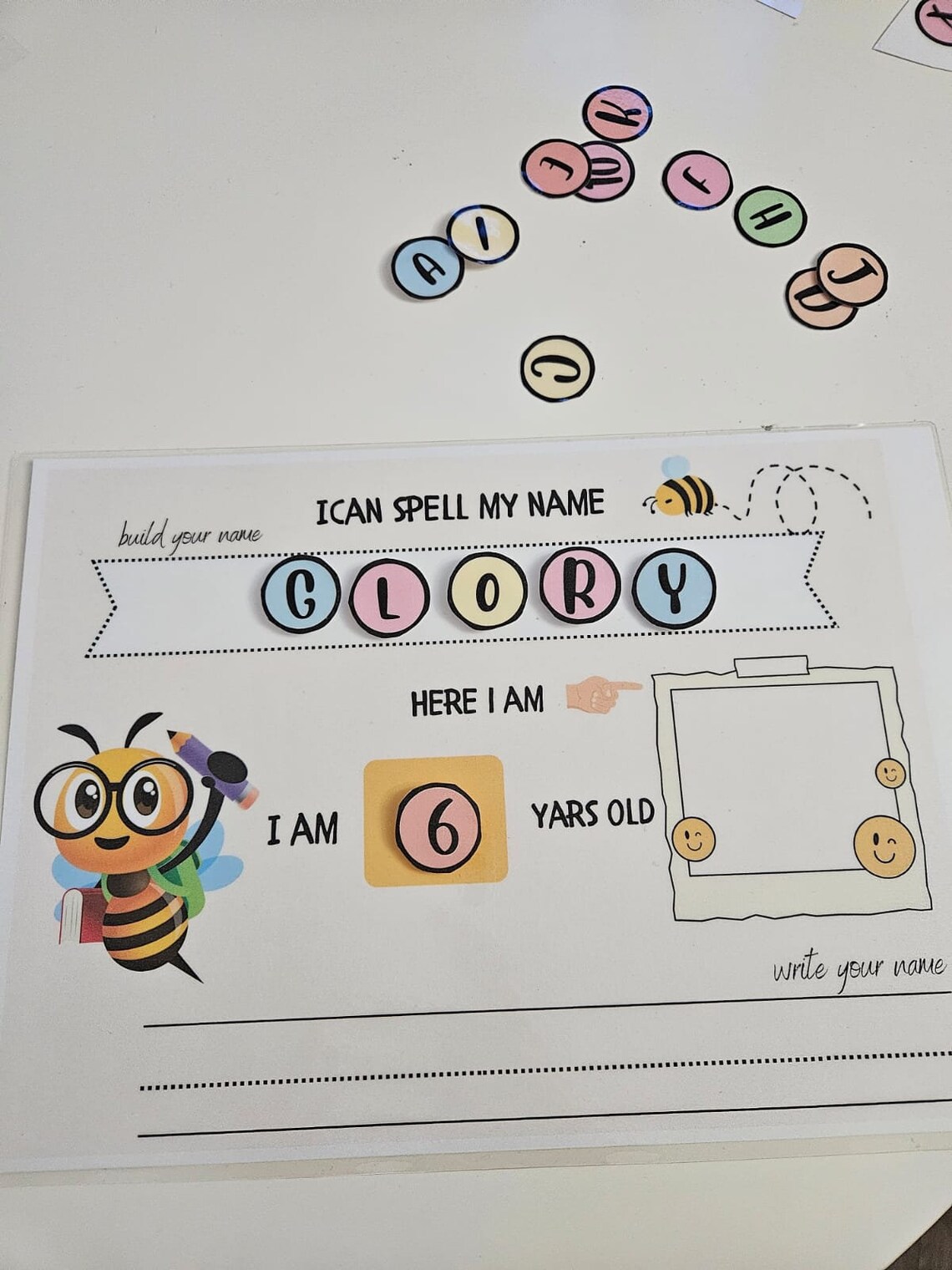 Name Activity for Kids, Printable - Etsy