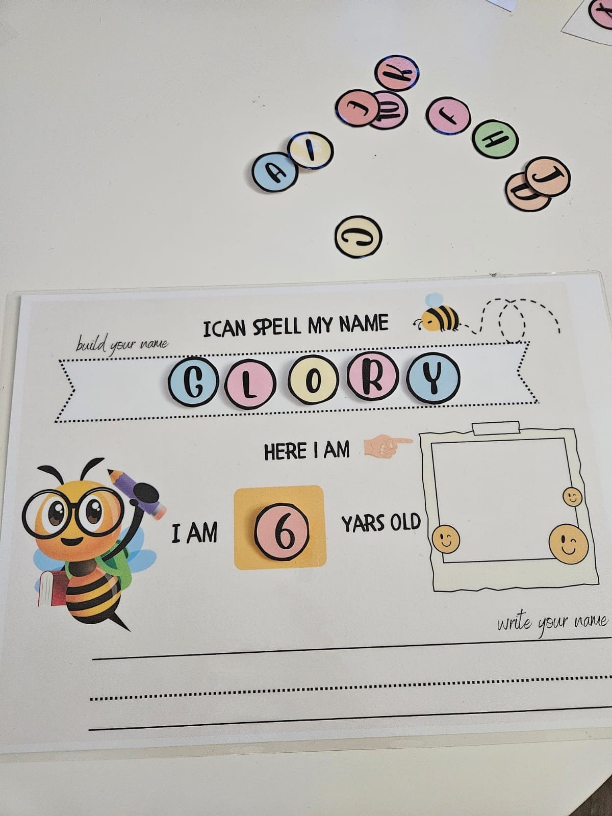 Name Activity for Kids, Printable - Etsy