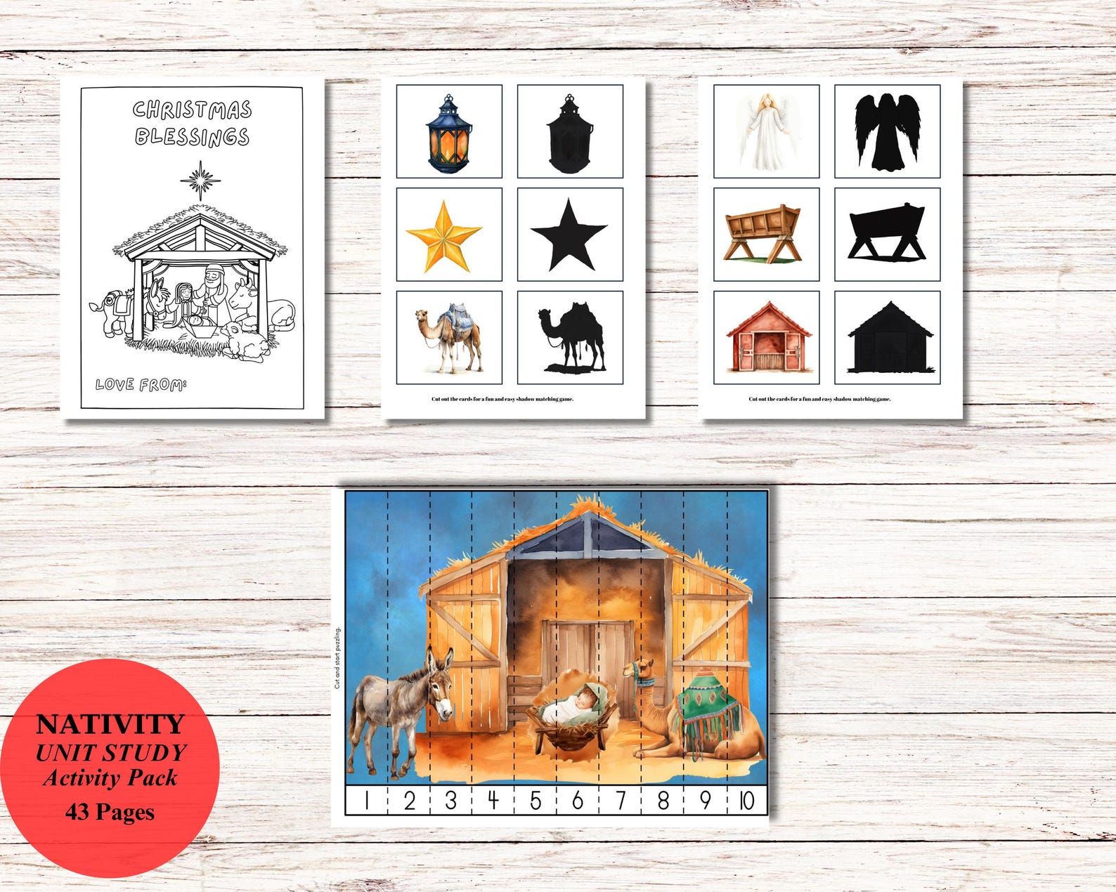 Nativity Unit Study, Nativity Activities, Nativity Poems, Nativity ...