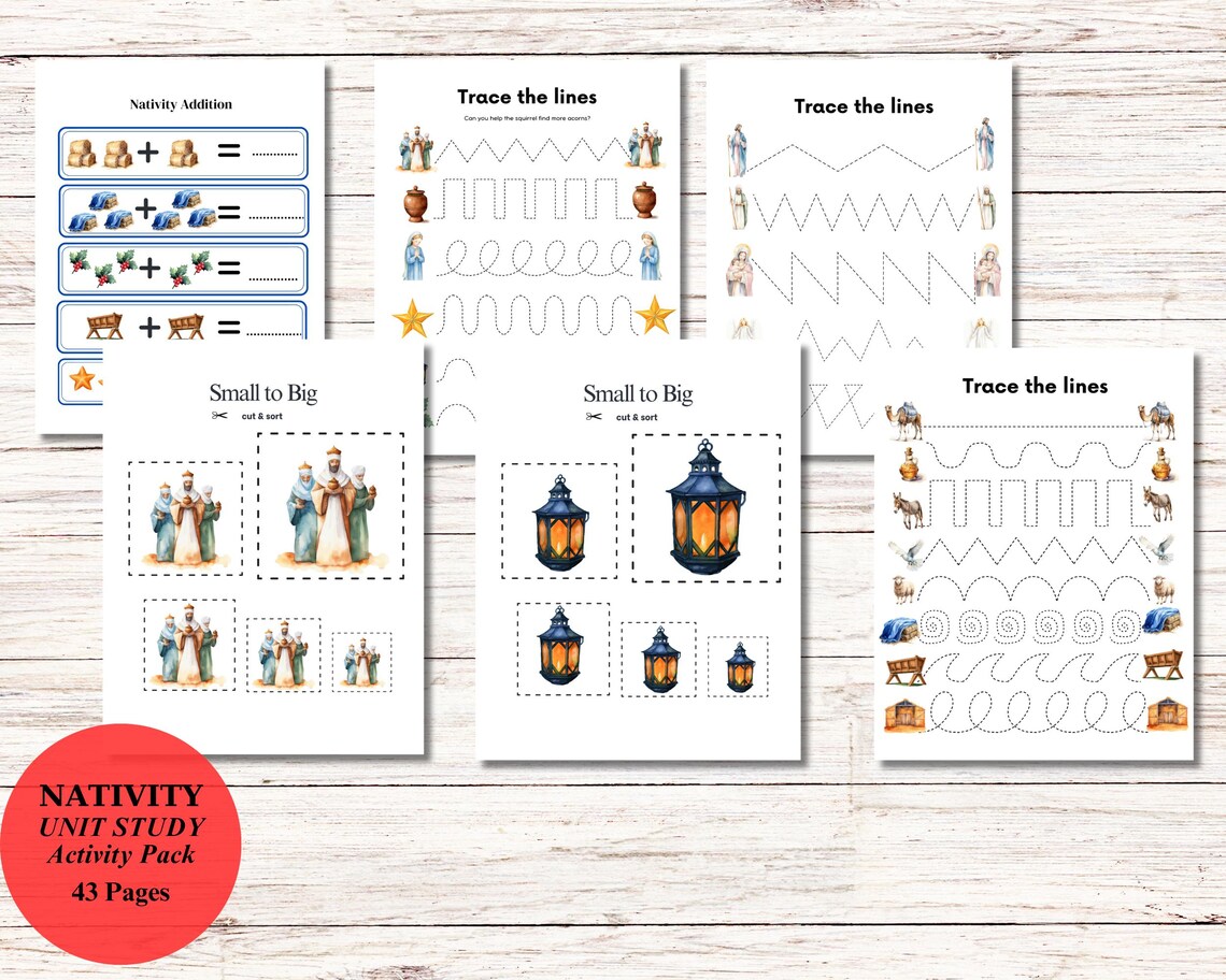 Nativity Unit Study, Nativity Activities, Nativity Poems, Nativity ...