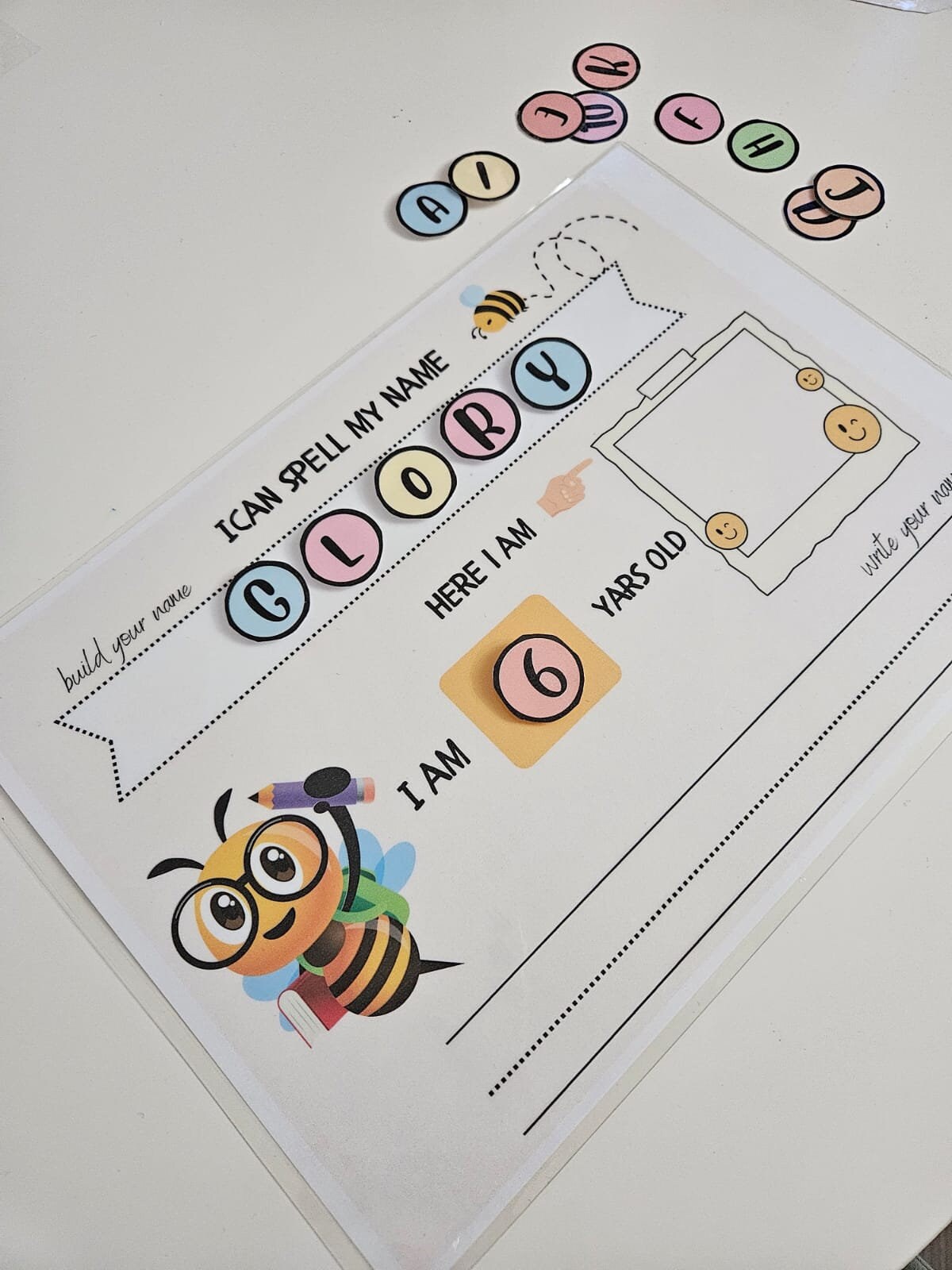Name Activity for Kids, Printable - Etsy