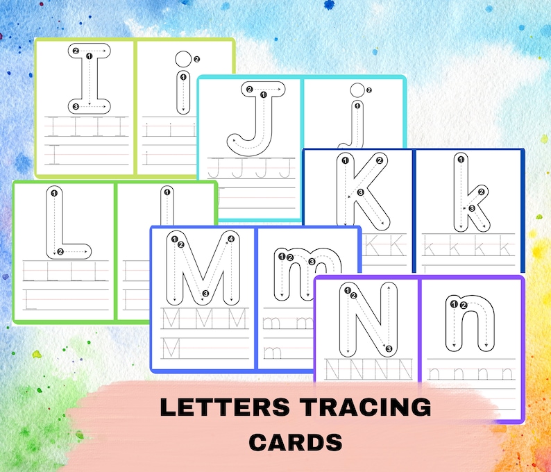 Printable Alphabet Tracing and Coloring Worksheets. Trace Letters, All ...