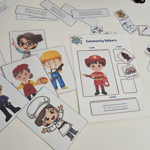 Community Helpers Printable, Montessori Activity (PDF Download) - Etsy