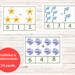 Sea Creature Printable Addition and Subtraction Clip Cards. Preschool ...
