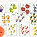 FRUITS NUMBERS CARDS, Fruits, Educational Cards for Kids , 1-10 ...