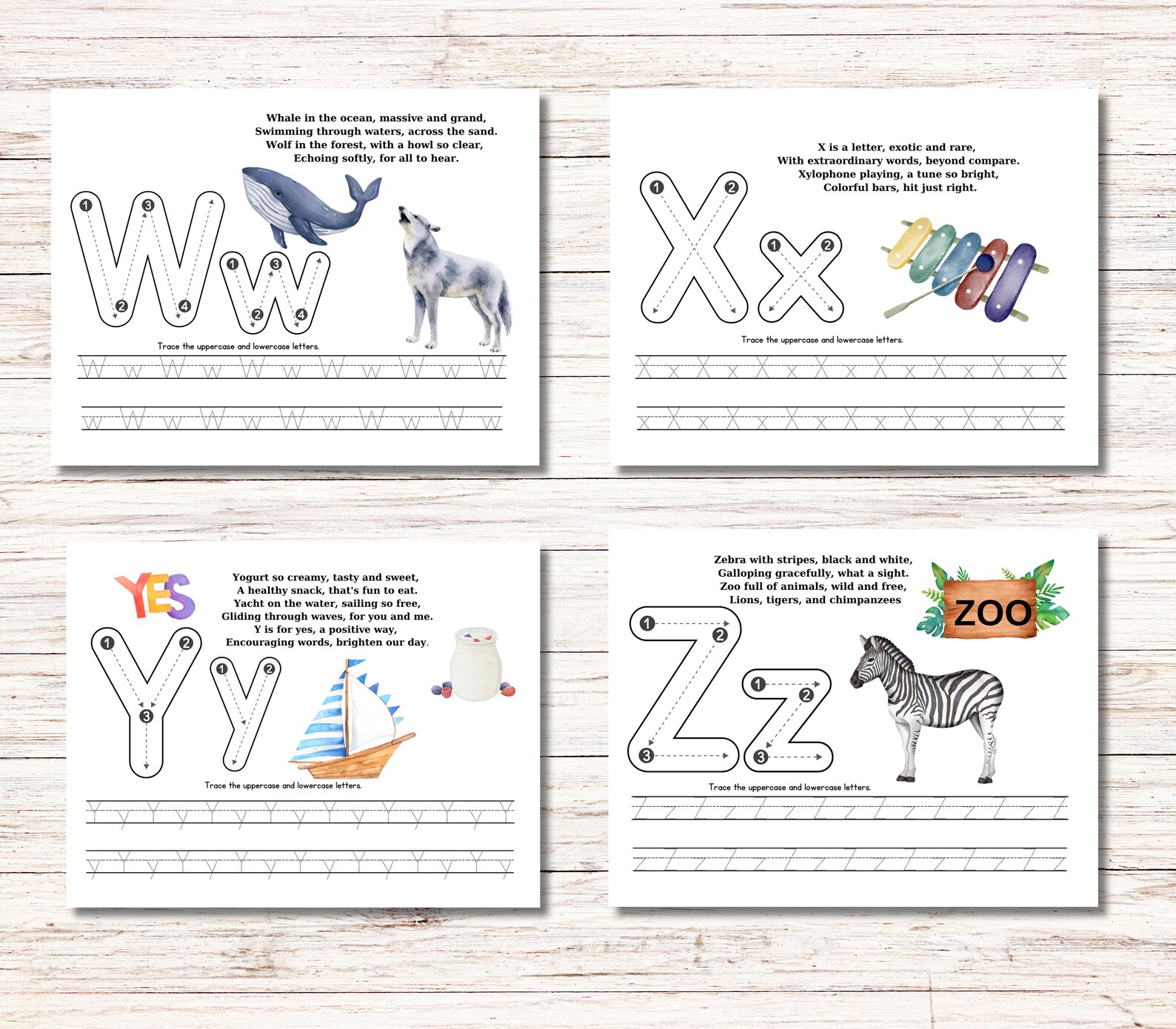 Alphabet Poems for Each Letter. Great for Kindergarten or Preschool ...