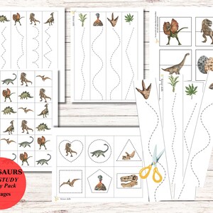 Dinosaurs Unit Study, Preschool Learning Pack (PDF) - Etsy