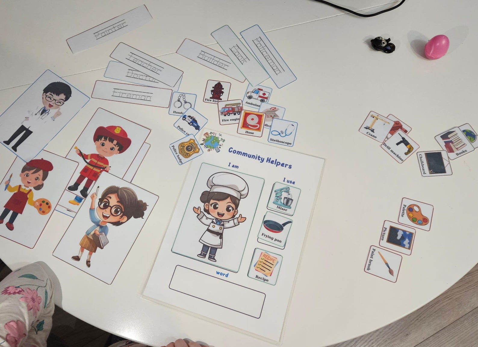 Community Helpers Printable, Montessori Activity (PDF Download) - Etsy