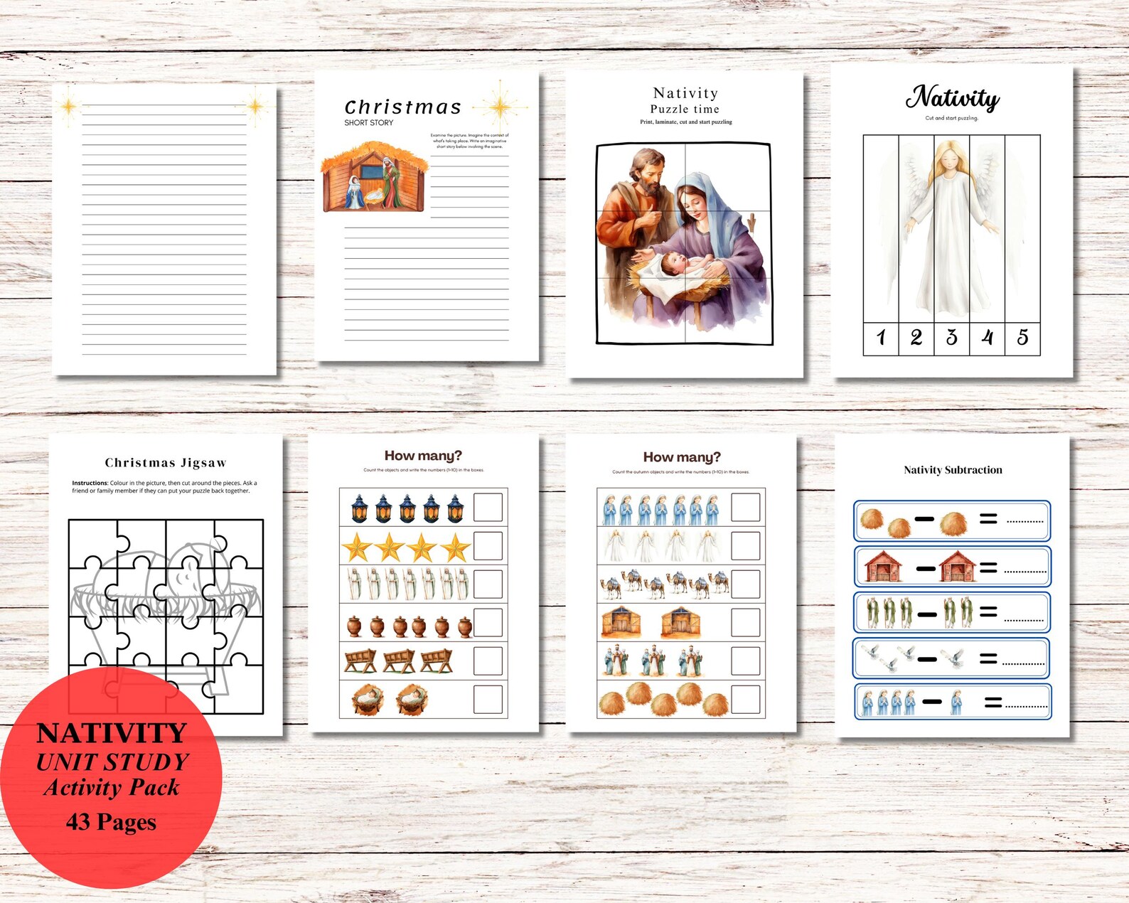 Nativity Unit Study, Nativity Activities, Nativity Poems, Nativity ...