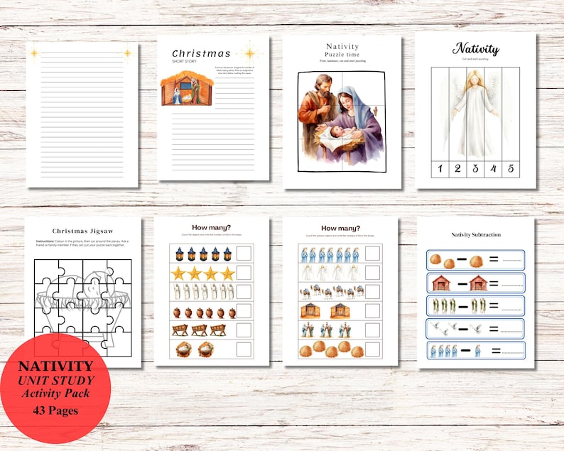 Nativity Unit Study, Nativity Activities, Nativity Poems, Nativity ...