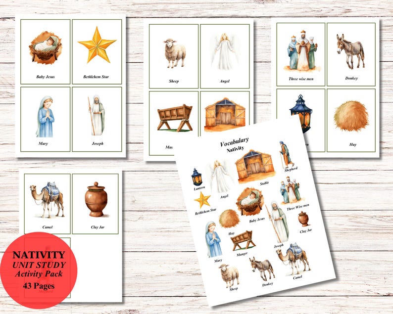 Nativity Unit Study, Nativity Activities, Nativity Poems, Nativity ...