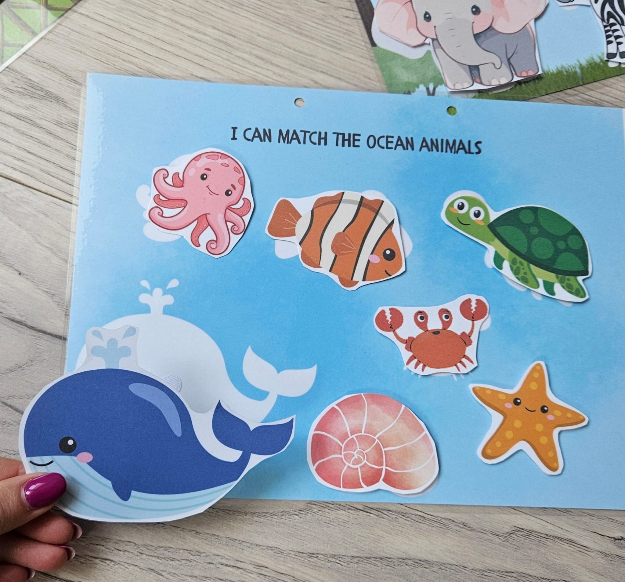 Animal Matching, Printable Animal Activity, Animal Habitats, Preschool ...
