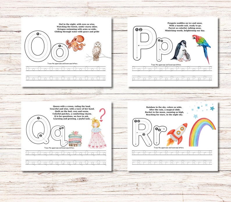 Alphabet Poems for Each Letter. Great for Kindergarten or Preschool ...