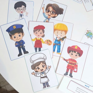 Community Helpers Printable, Montessori Activity (PDF Download) - Etsy