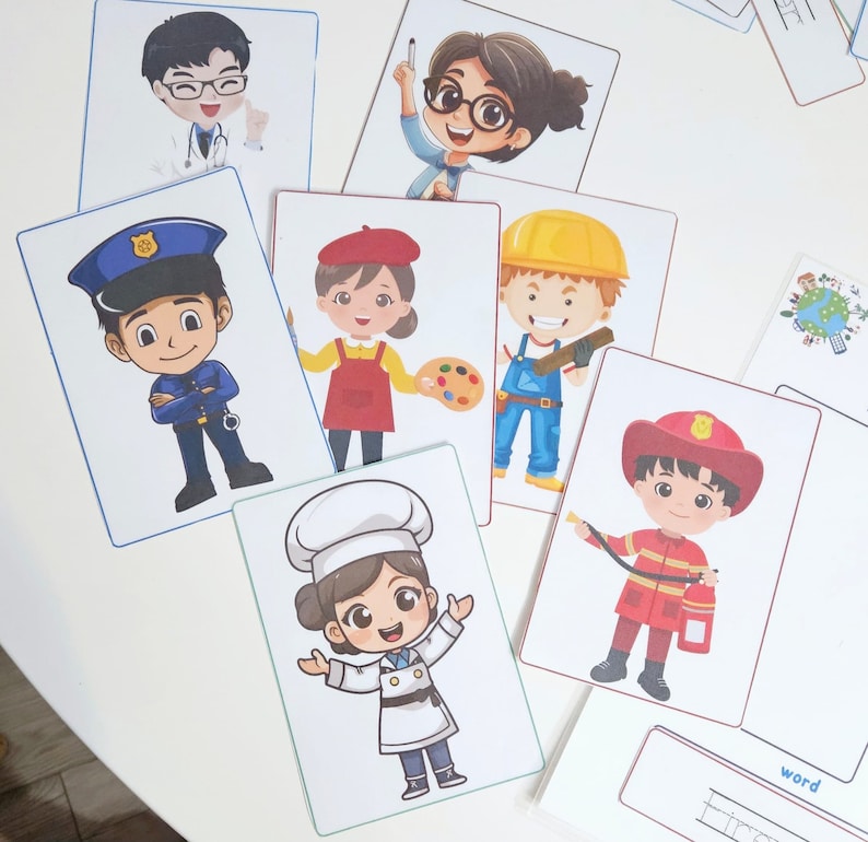 Community Helpers Printable, Montessori Activity (PDF Download) - Etsy