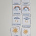 Weather Cards, Weather Cube. Weather Game. Montessori Flashcards. Pre ...