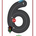 Numbers Printable Road Mat for Boys, Tracing Activity for Toddler and ...