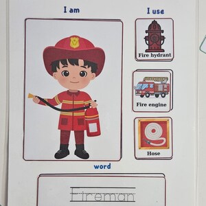 Community Helpers Printable, Montessori Activity (PDF Download) - Etsy