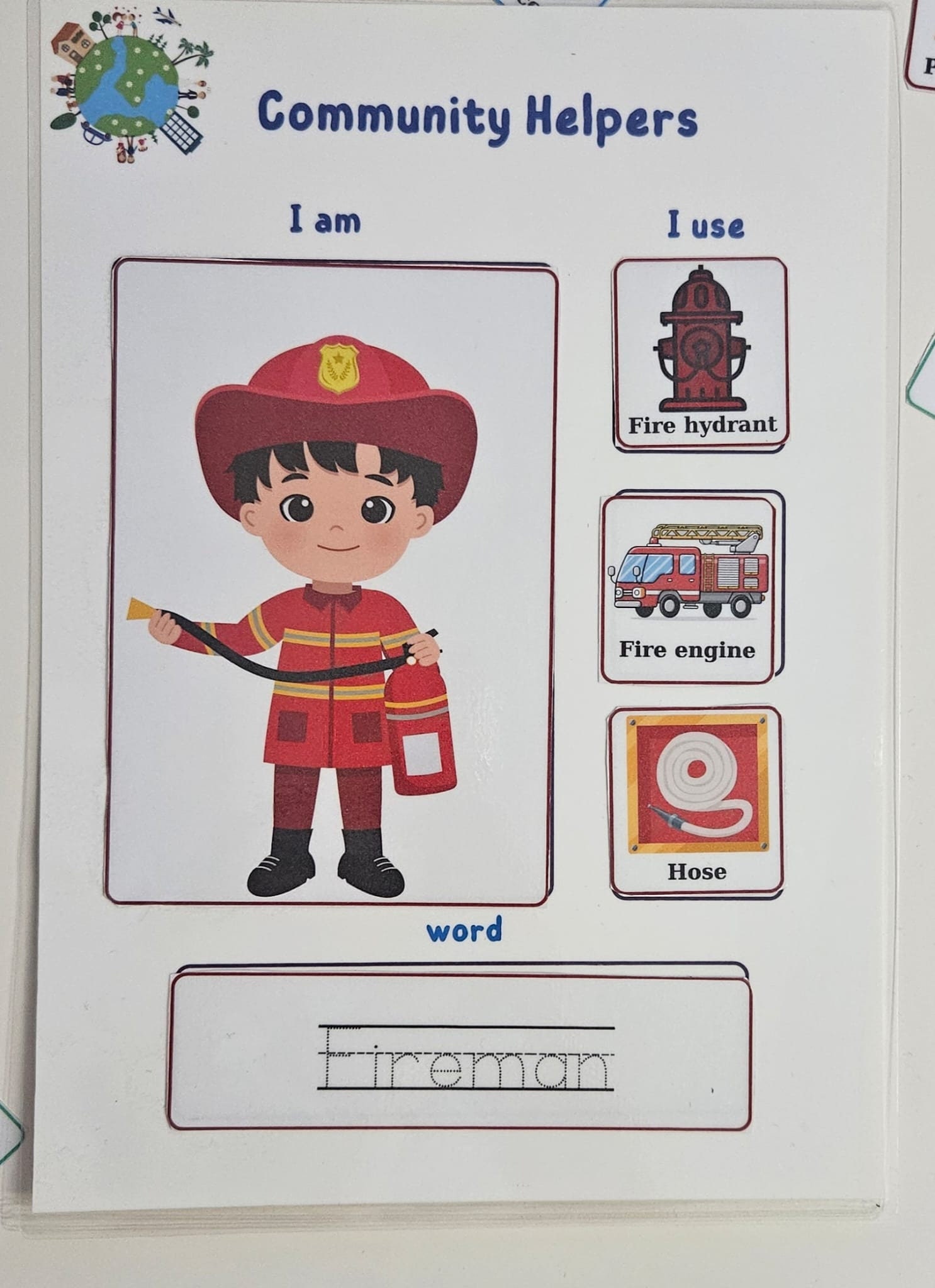 Community Helpers Printable, Montessori Activity (PDF Download) - Etsy