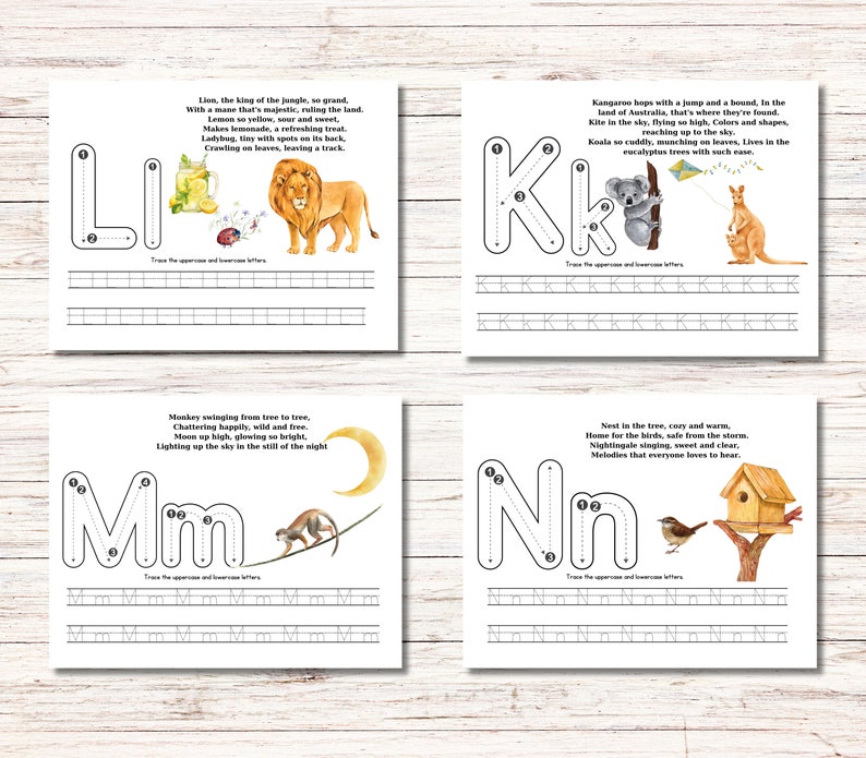 Alphabet Poems for Each Letter. Great for Kindergarten or Preschool ...