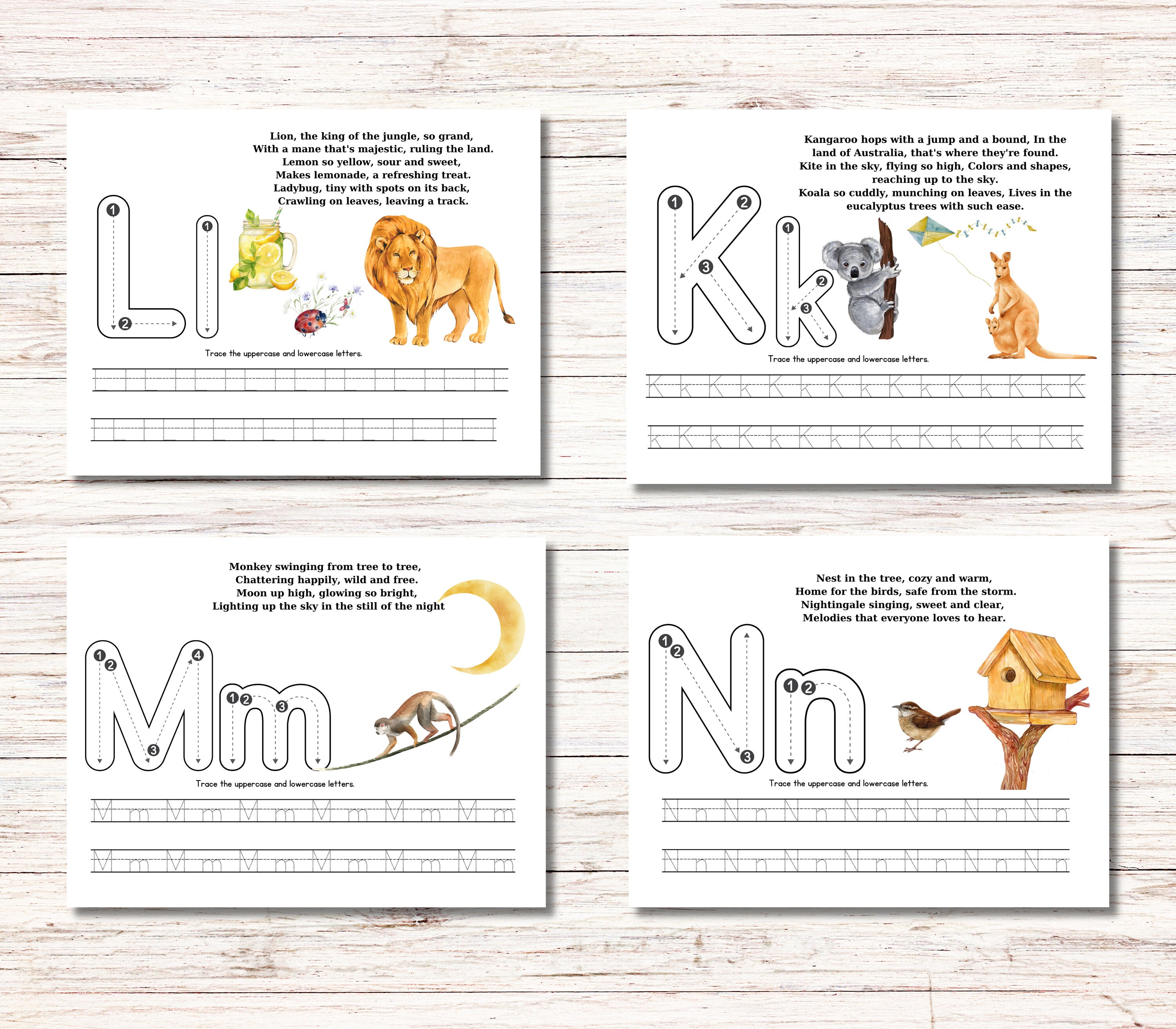 Alphabet Poems for Each Letter. Great for Kindergarten or Preschool ...