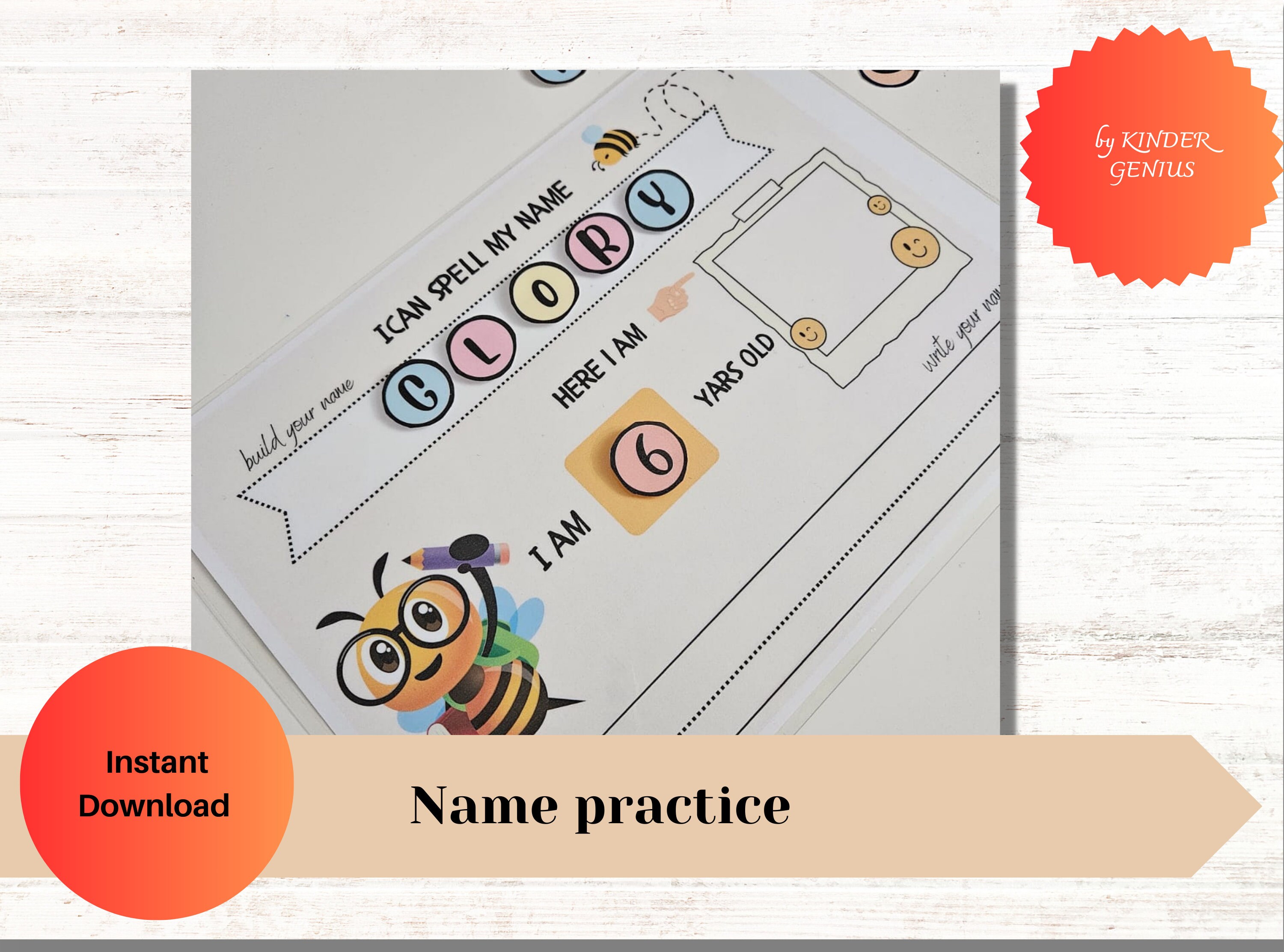 Name Activity for Kids, Printable - Etsy