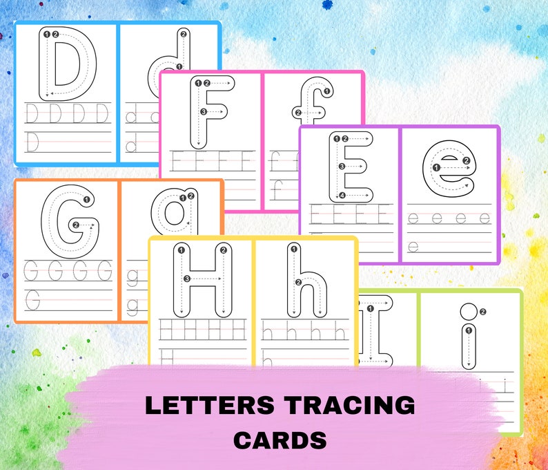 Printable Alphabet Tracing and Coloring Worksheets. Trace Letters, All ...