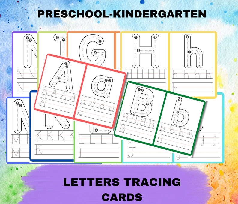 Printable Alphabet Tracing and Coloring Worksheets. Trace Letters, All ...