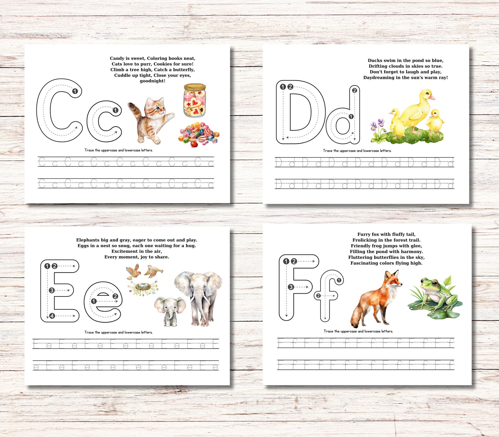 Alphabet Poems for Each Letter. Great for Kindergarten or Preschool ...