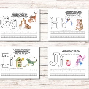 Alphabet Poems for Each Letter. Great for Kindergarten or Preschool ...