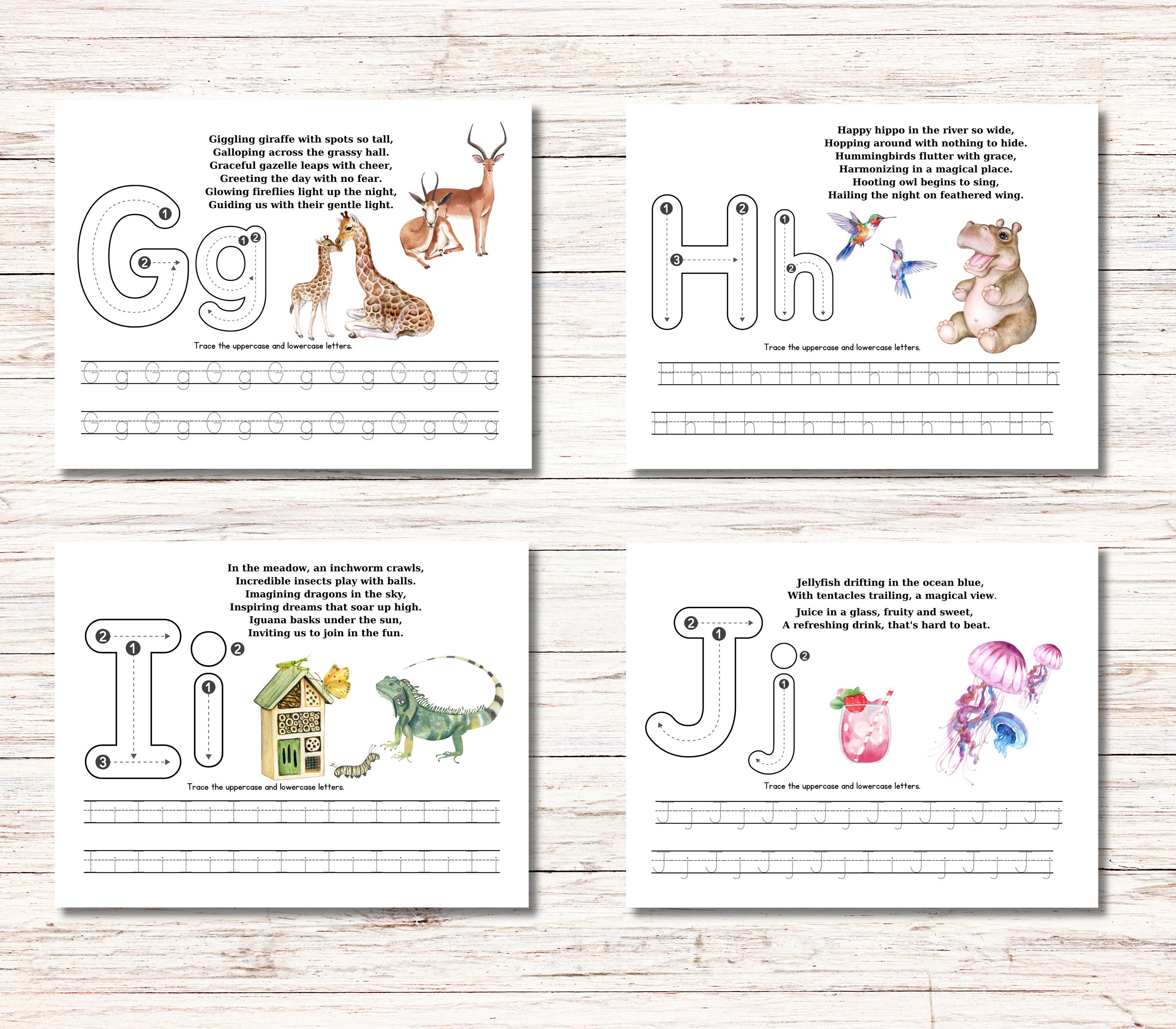 Alphabet Poems for Each Letter. Great for Kindergarten or Preschool ...