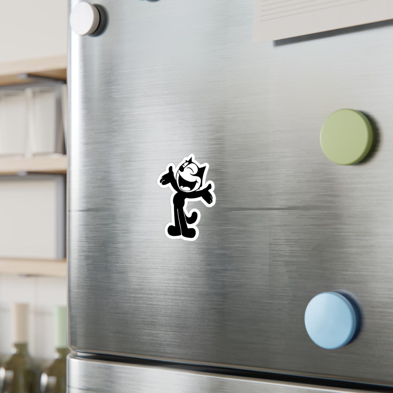 Felix the Cat Vinyl Decals: Kiss-cut Stickers for Decor - Etsy
