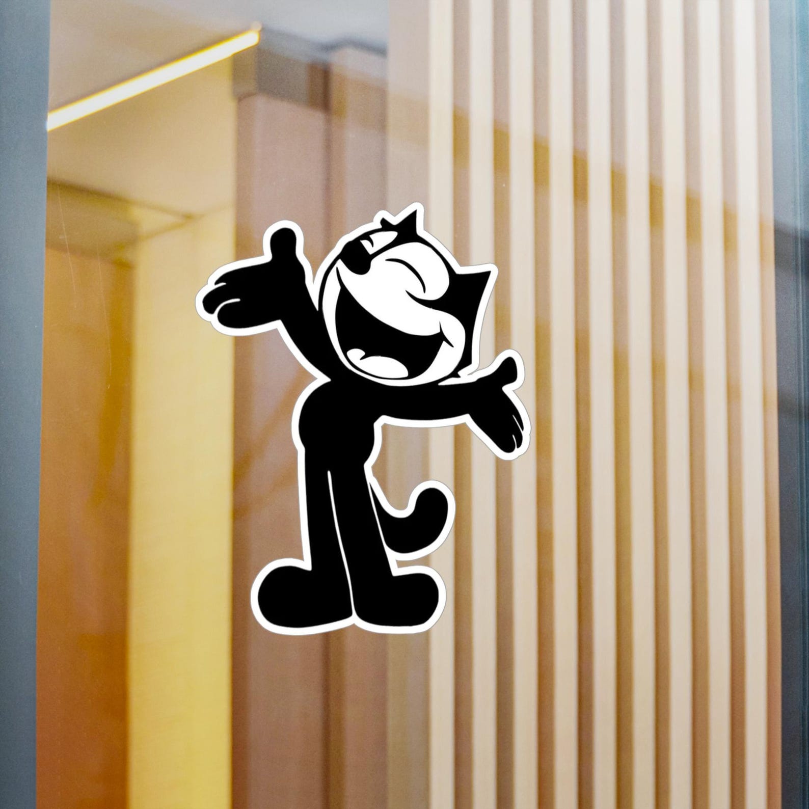 Felix the Cat Vinyl Decals: Kiss-cut Stickers for Decor - Etsy