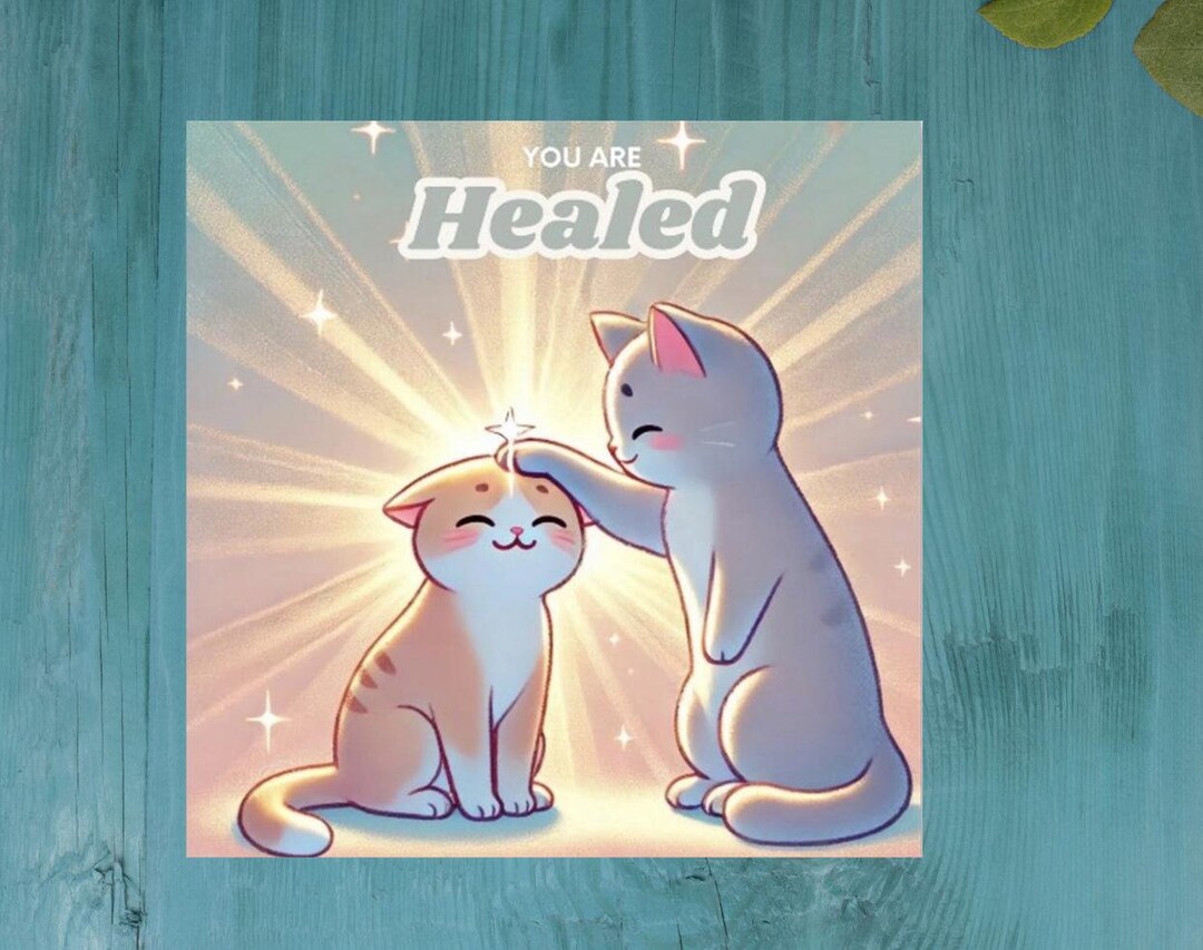 You Are Healed Blank Greeting Cards Pack of 10 5x5 Cards With Envelopes ...